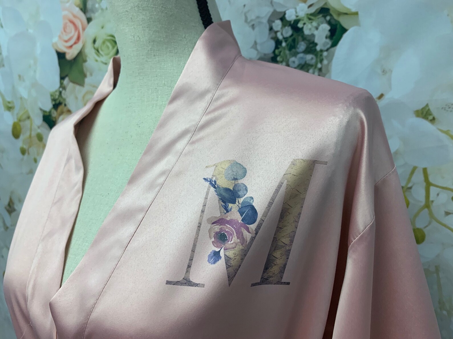 New Design Silk Bridesmaid Robes Bridal Robes Satin Robes | Etsy