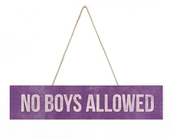 No boys allowed sign | Etsy