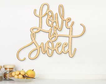 Love is sweet sign | Etsy