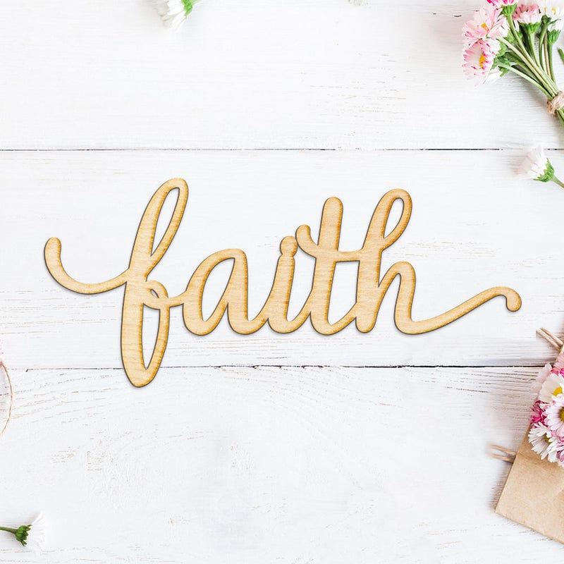 Faith Sign - Etsy