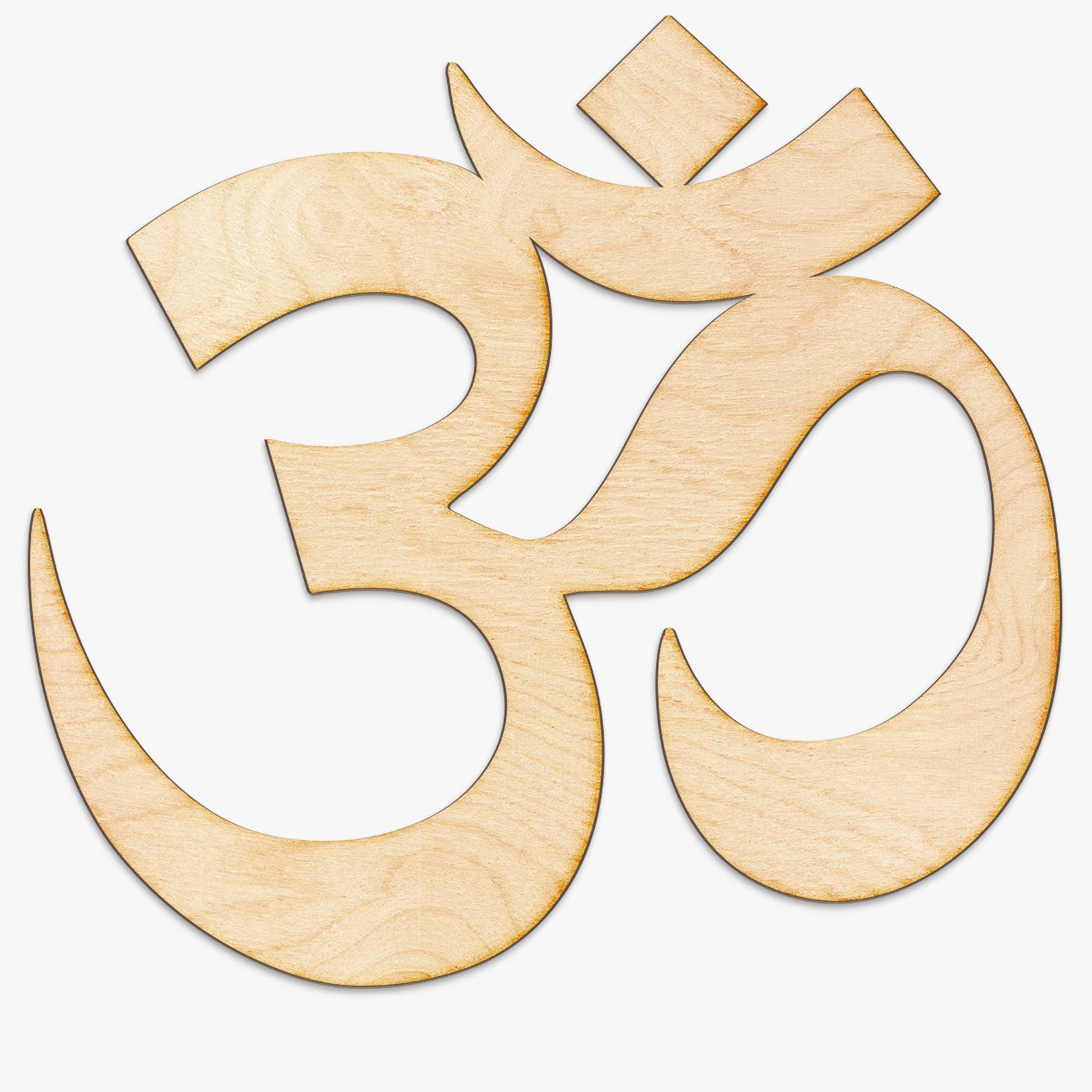 Om Symbol Wood Sign Laser Cut Sign Wood Sign Wall Decor - Etsy