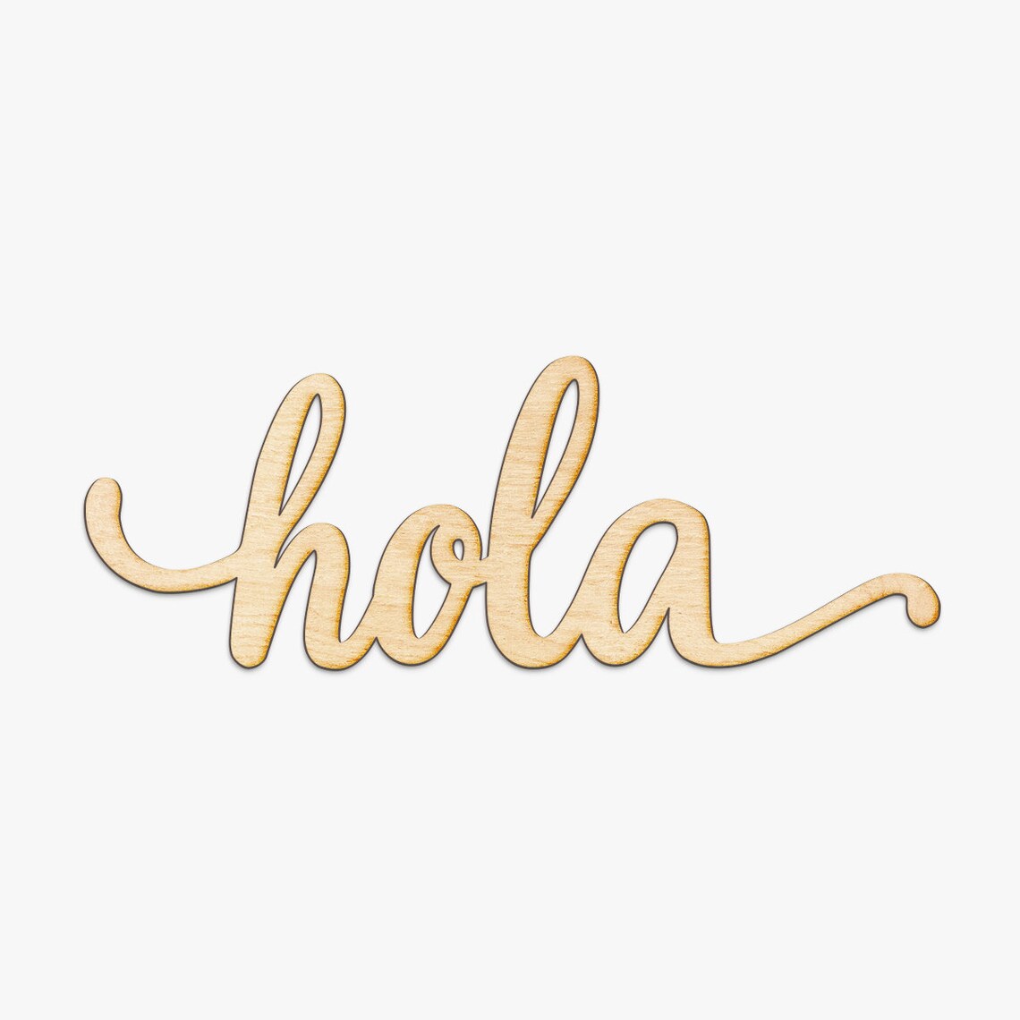 Hola Charlie Script Wood Sign Wood Sign Art Wooden Sign | Etsy
