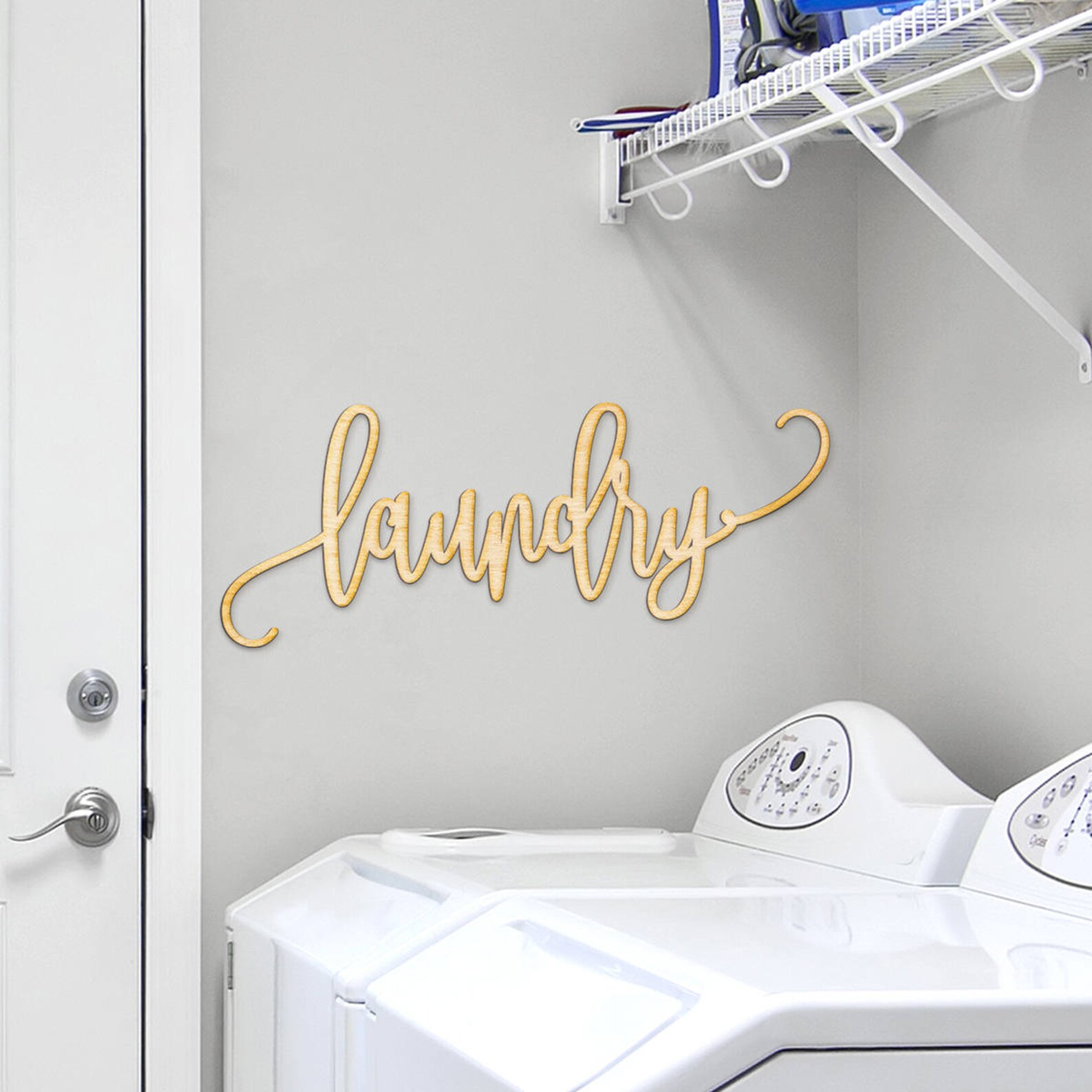 Laundry Wood Sign Wood Gift Family Sign 5 Year Anniversary | Etsy