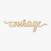 Courage Charlie Script Wood Sign - Wood Sign Art, Wooden Sign, Laser Cut Wood, Wood Decor, Art ...