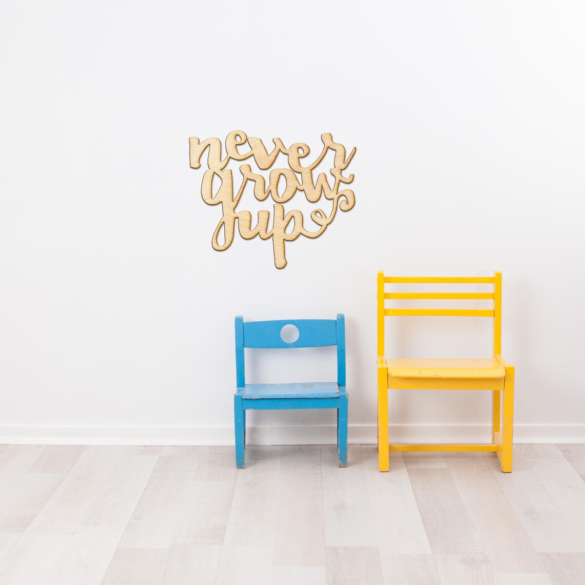 Never Grow up Wood Sign - Wood Sign Art, Wood Sign, Inspirational Gift ...