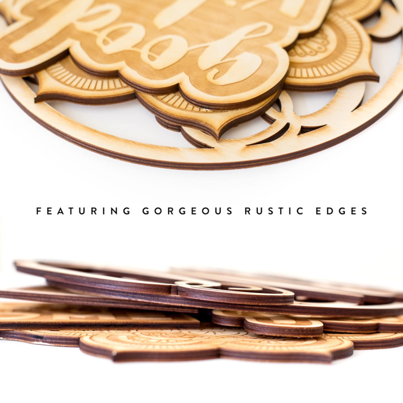 Script Ohana Wood Sign-wood Sign Art Laser Cut Wood Sign | Etsy