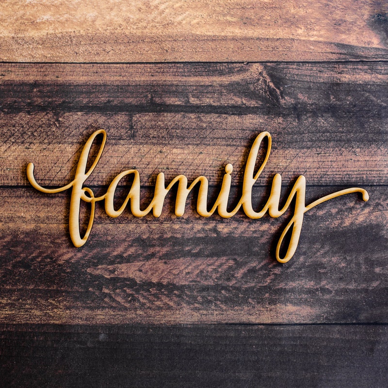 Family Word Art - Etsy