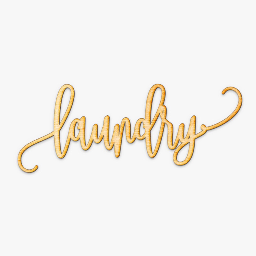 Laundry Wood Sign - Wood Gift, Family Sign, 5 Year Anniversary Gift ...