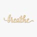 Breathe Script Word Wood Sign-wood Sign Art, Wood Breathe, Laser Cut ...