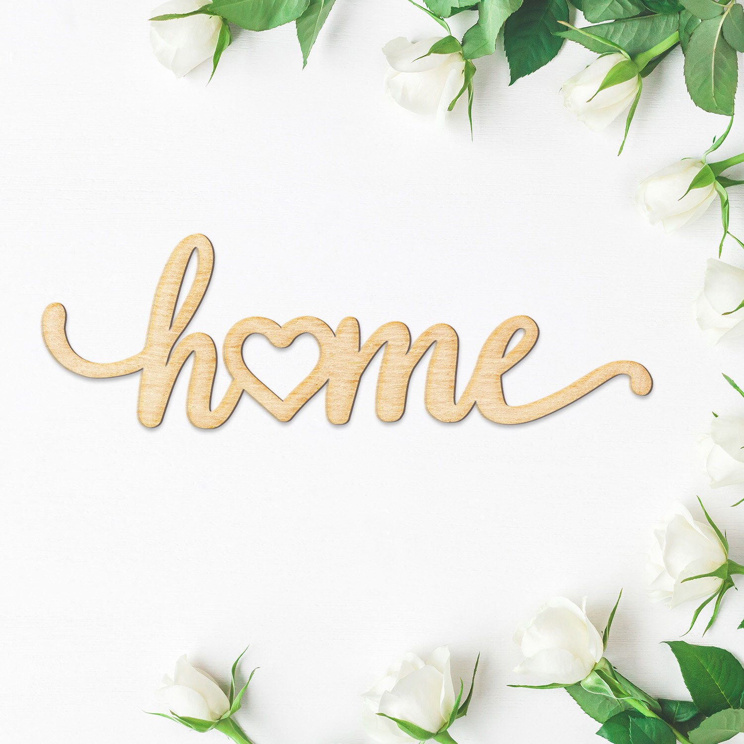 The Word Heart In Cursive