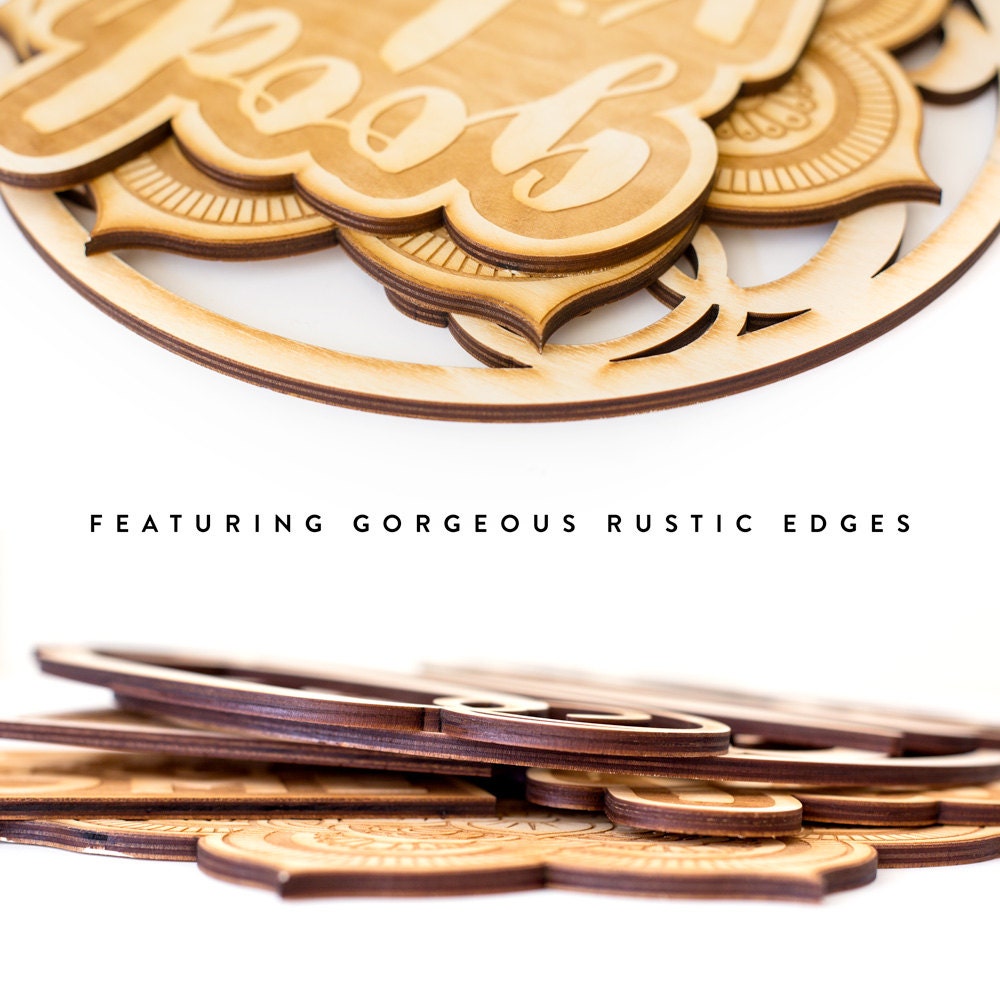 Yum Script Wood Sign-wood Sign Art Wooden Yum Yum Sign Wood - Etsy