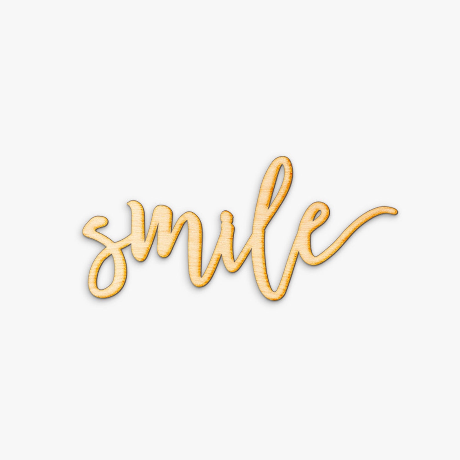 Pen Script Smile Wood Sign Wood Sign Art Wooden Smile Sign - Etsy