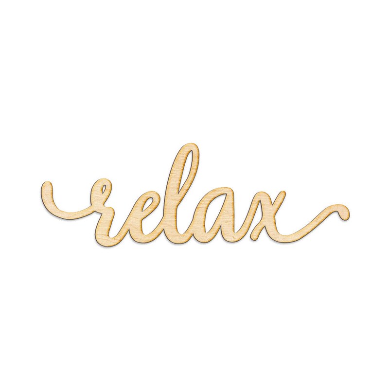 Relax Sign - Etsy