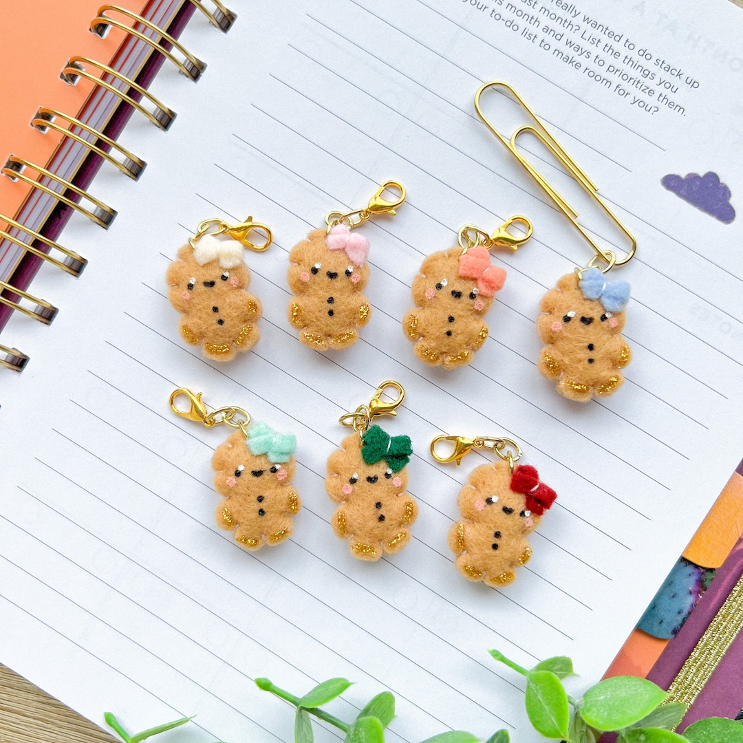 Micro Gingy Charms -planner Charms-planner Dangles-planner Clips ...