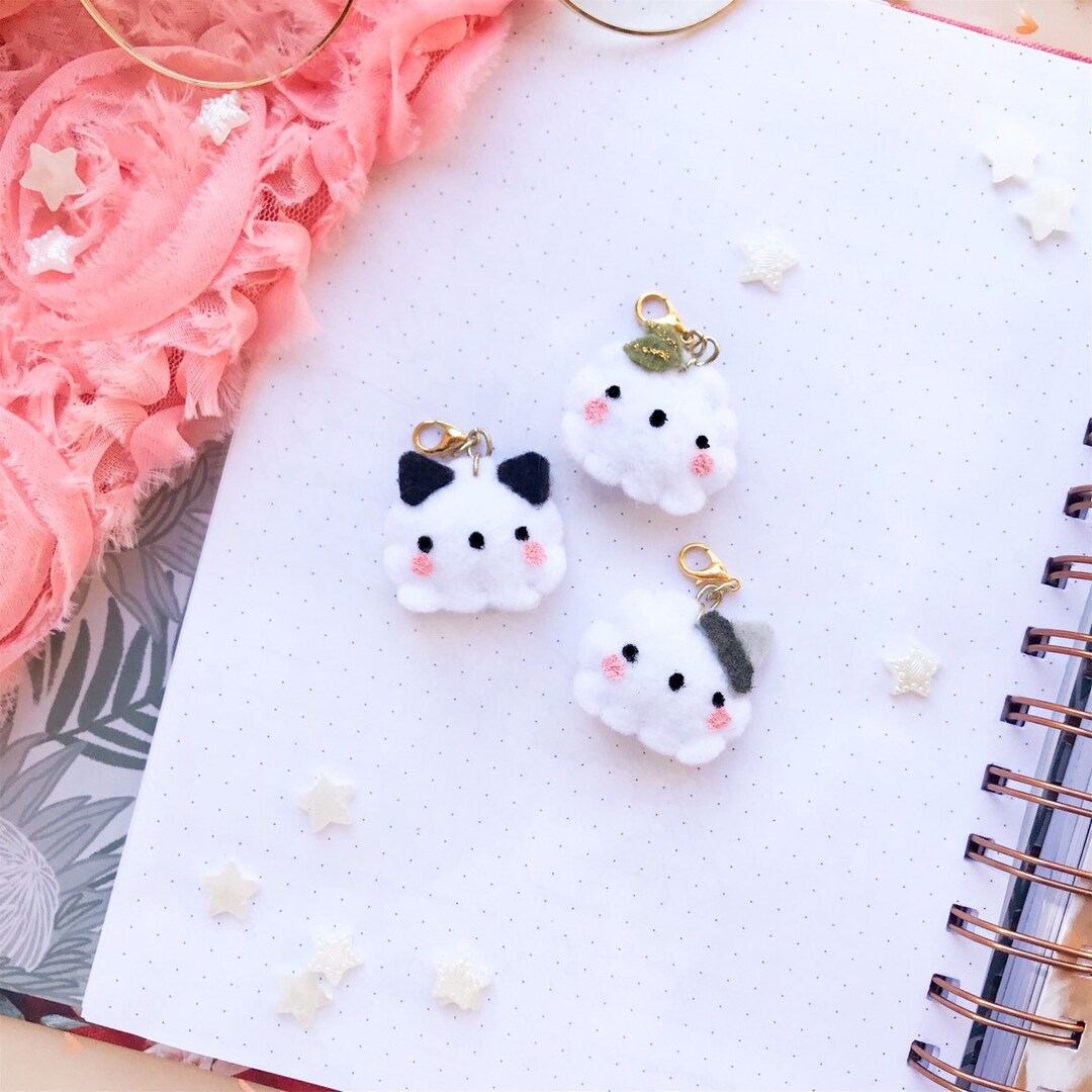 Boo Ghost Charms planner Charms-planner Dangles-planner Clips-planner ...