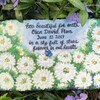Personalized American Robin Memorial Stone, Remembrance Stone, Sympathy ...