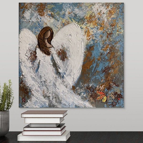 Abstract Angel Art - Etsy