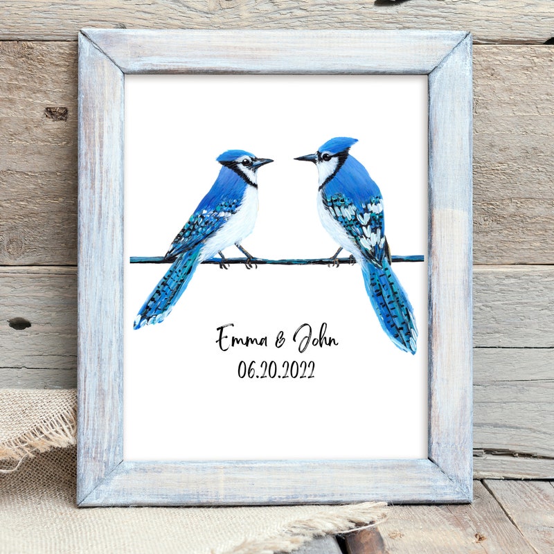 Blue Jay Print - Etsy