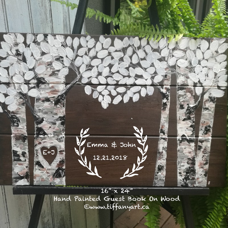 Rustic Guest Book - Etsy