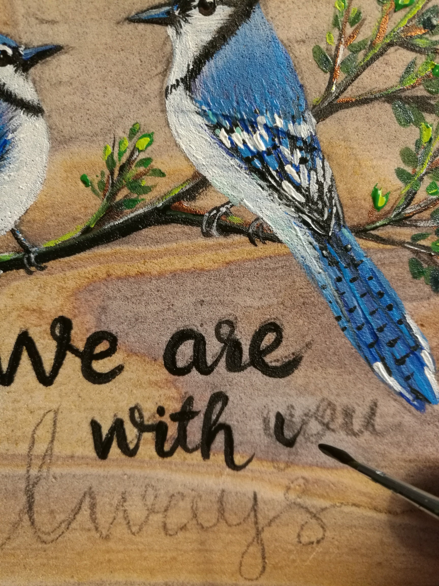 Blue Jay Memorial Stone Remembrance Stone Sympathy Gift in - Etsy Canada