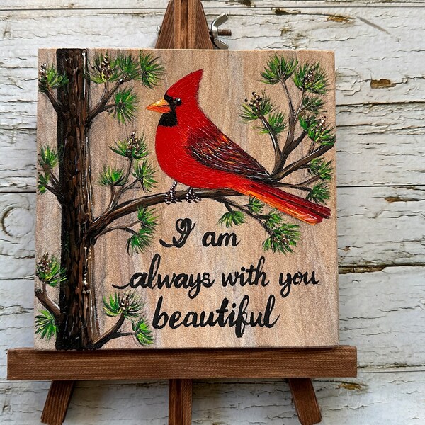 Cardinal Memorial Stone - Etsy