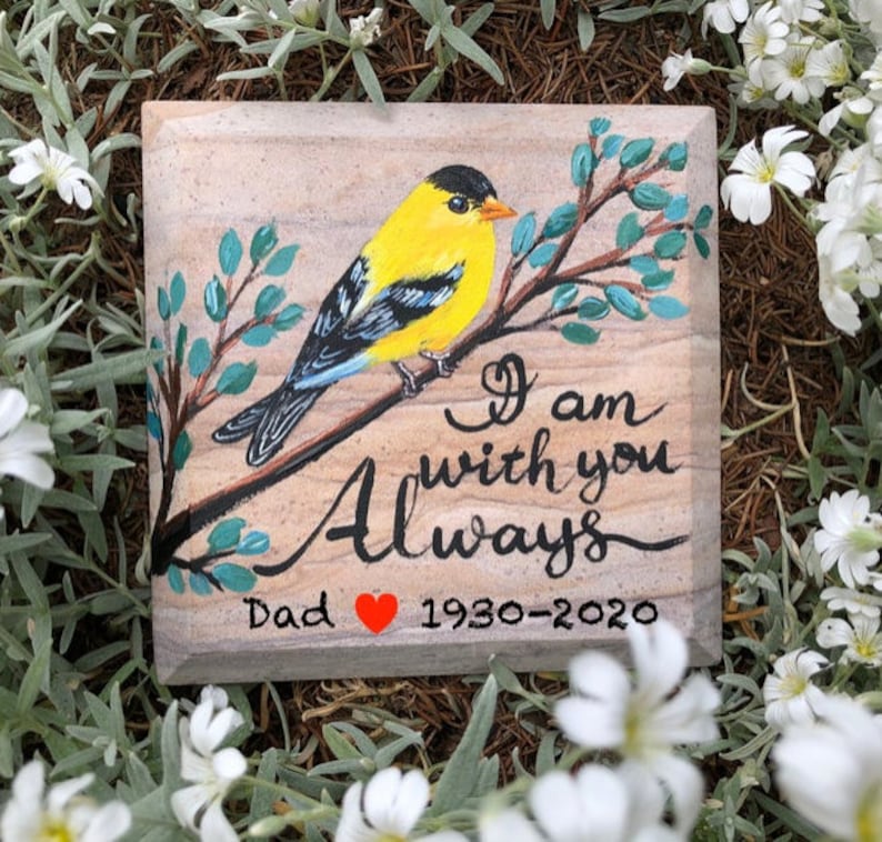 Hummingbird Memorial Stone Remembrance Stone Memorial Garden | Etsy Canada
