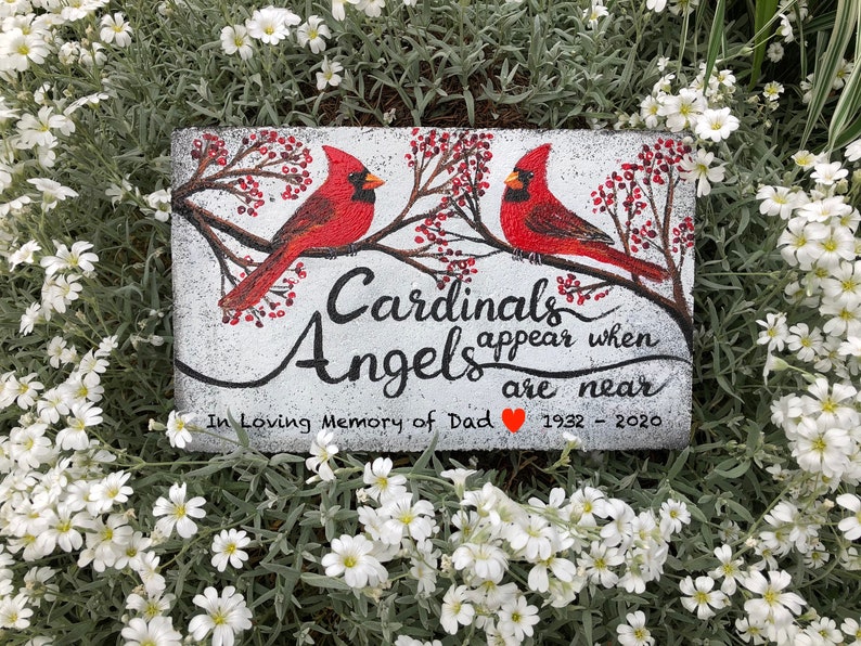 Memorial Stone Remembrance Stone Sympathy Gift in Loving - Etsy