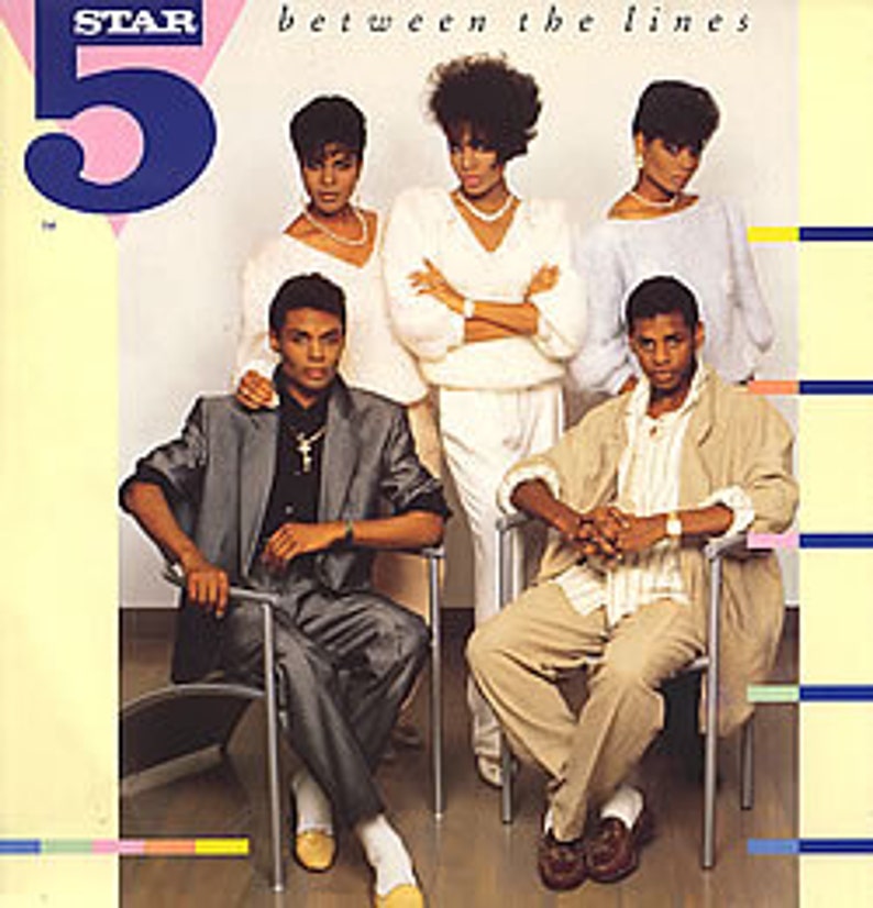 Star 5 Between the Lines LP Vinyl Record Disc Album Rare Retro Music ...