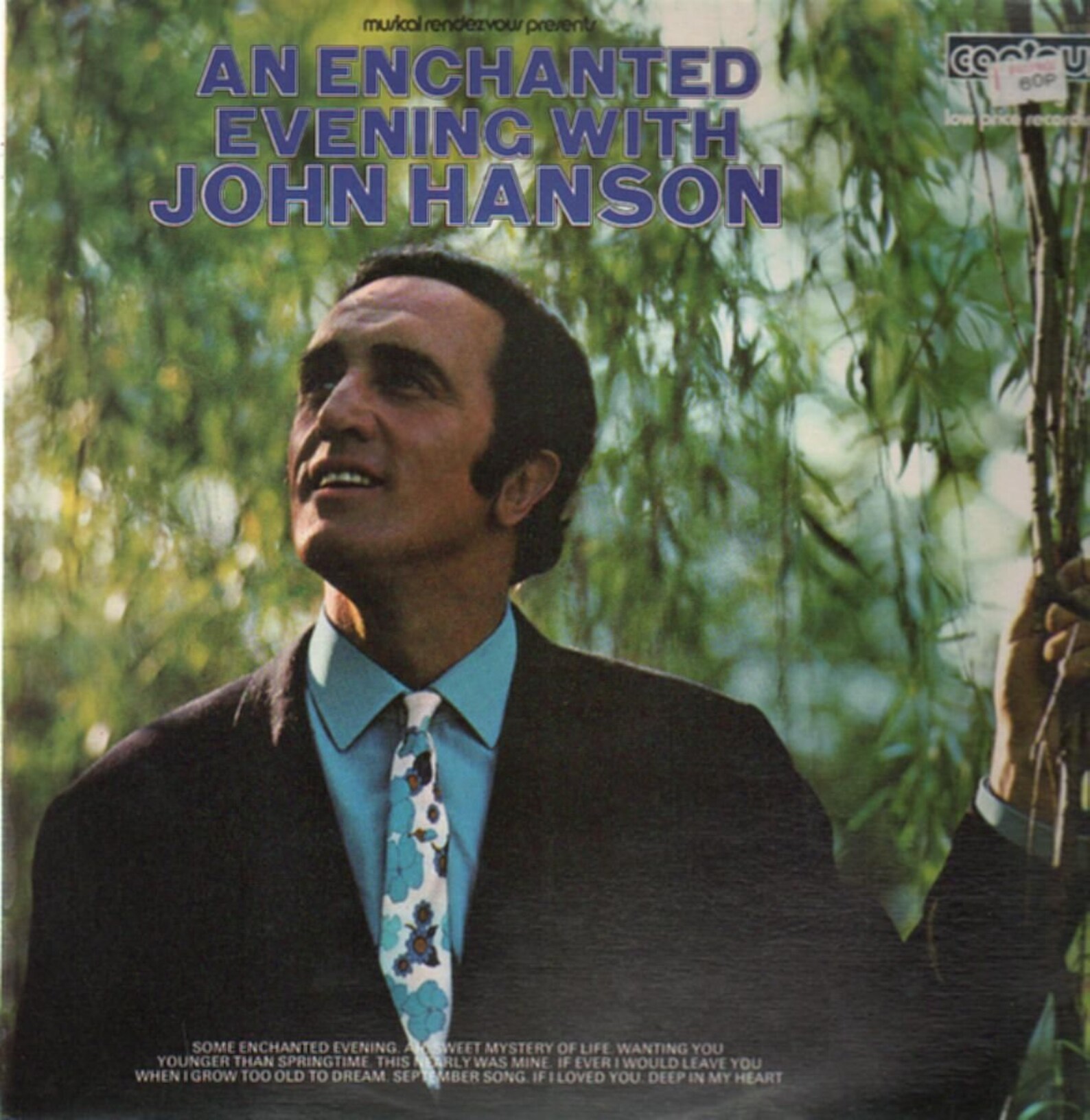 An Enchanted Evening With John Hanson LP Vinyl Record Disc Album Rare ...