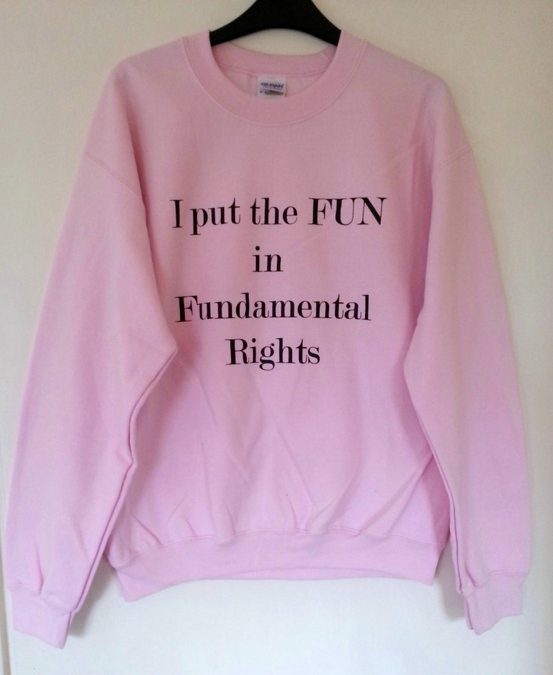 Feminist Light Pink or Dark Grey 'I Put the FUN in - Etsy