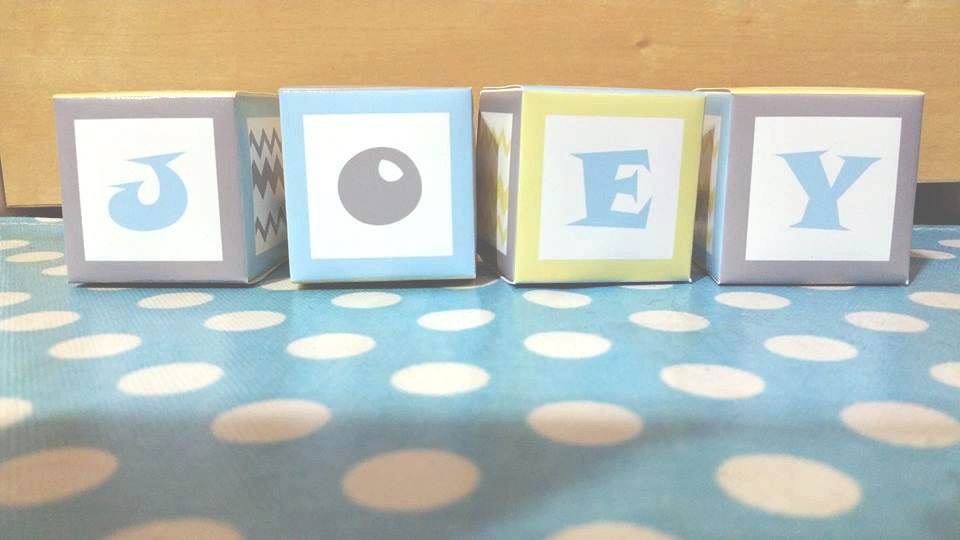 CUSTOMIZABLE!! Letter Blocks Cubes INSTANT DOWNLOAD, Printable ...