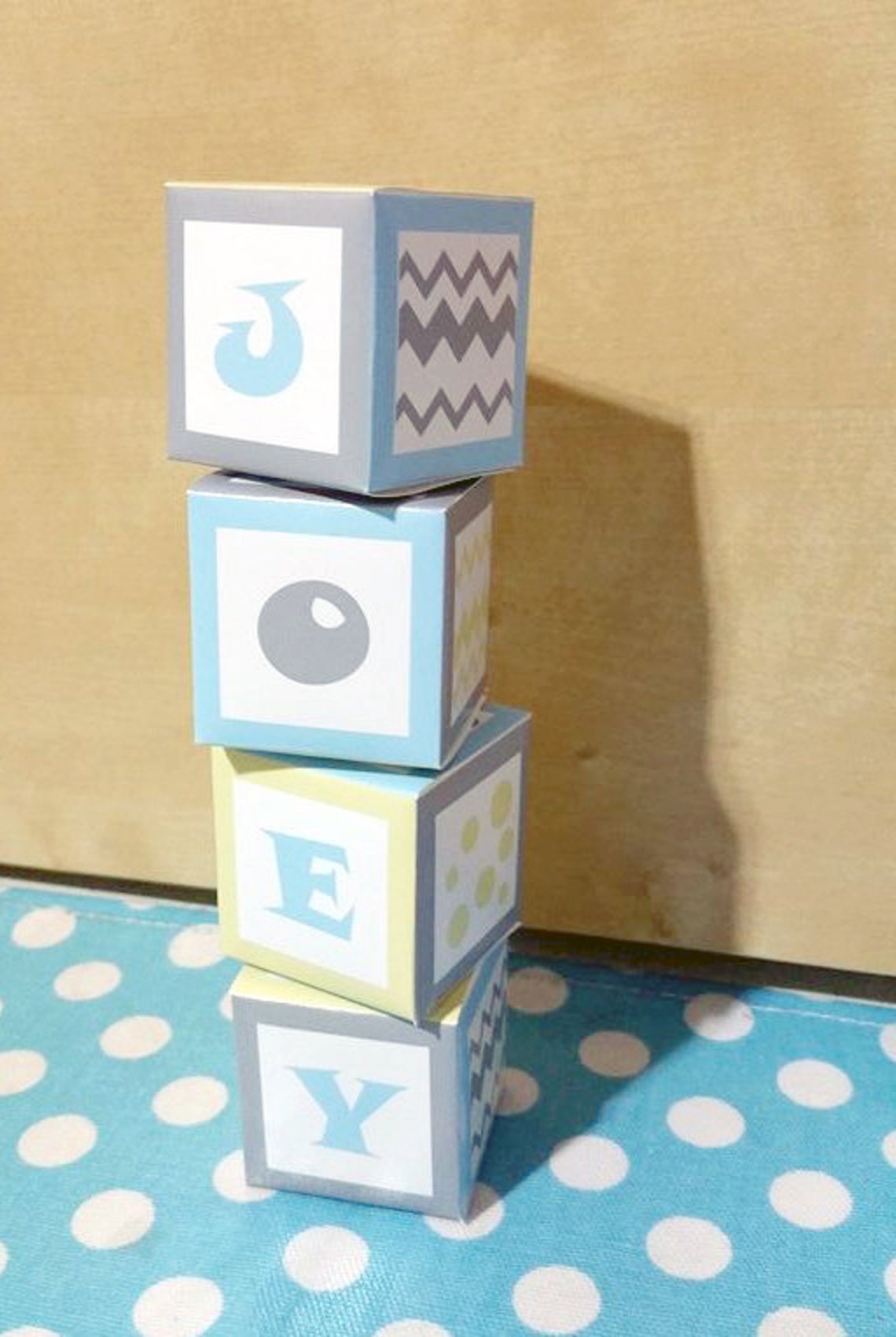 CUSTOMIZABLE!! Letter Blocks Cubes INSTANT DOWNLOAD, Printable ...