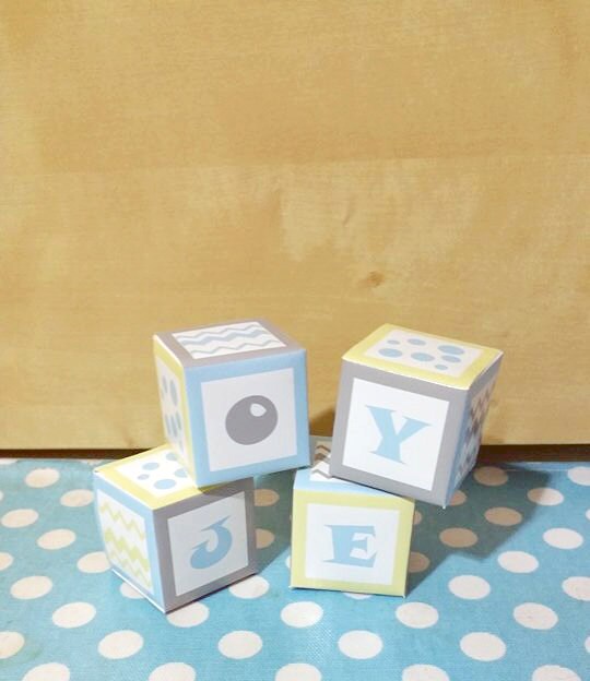 CUSTOMIZABLE!! Letter Blocks Cubes INSTANT DOWNLOAD, Printable ...