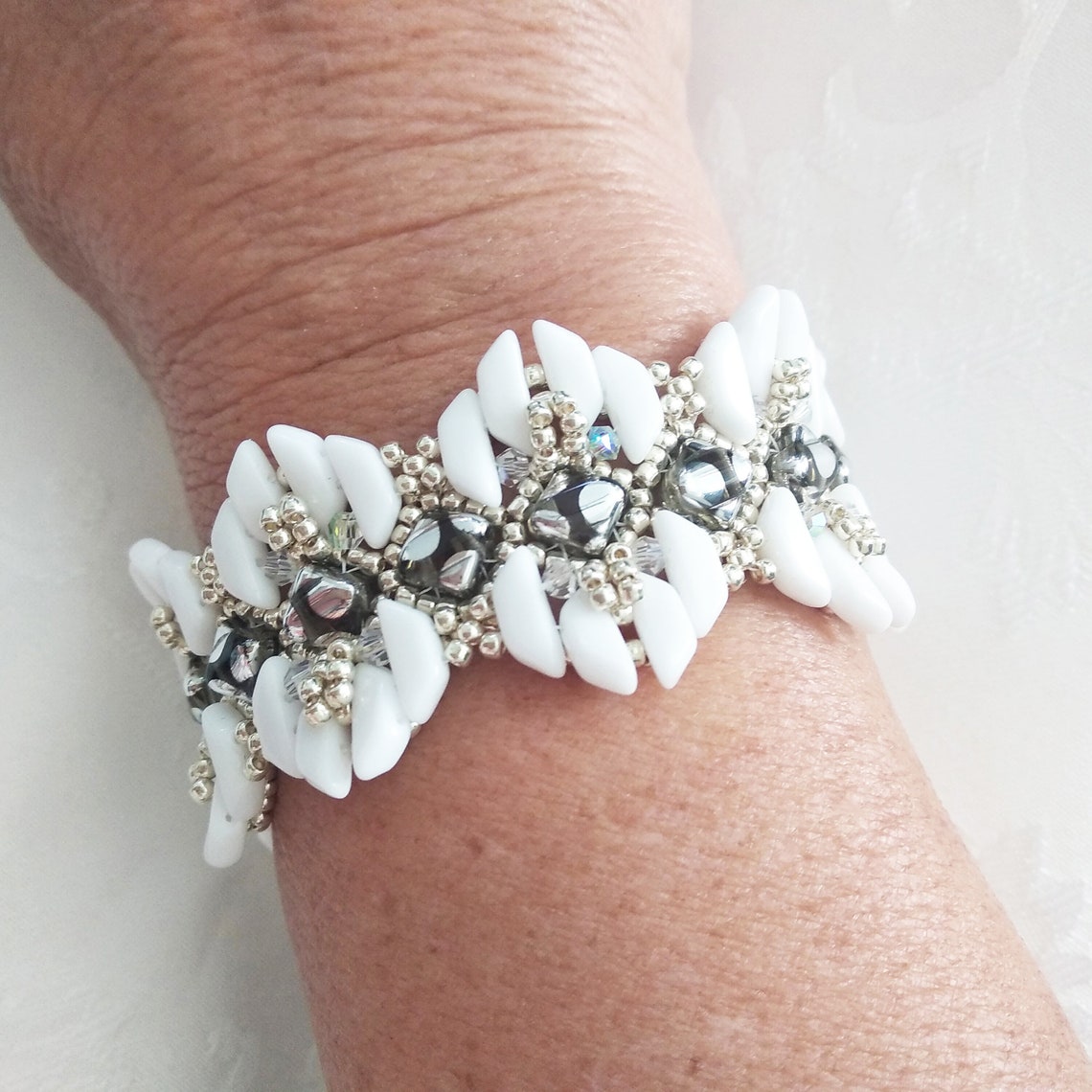Tutorial- Set Lacey Necklace and Bracelet - Etsy