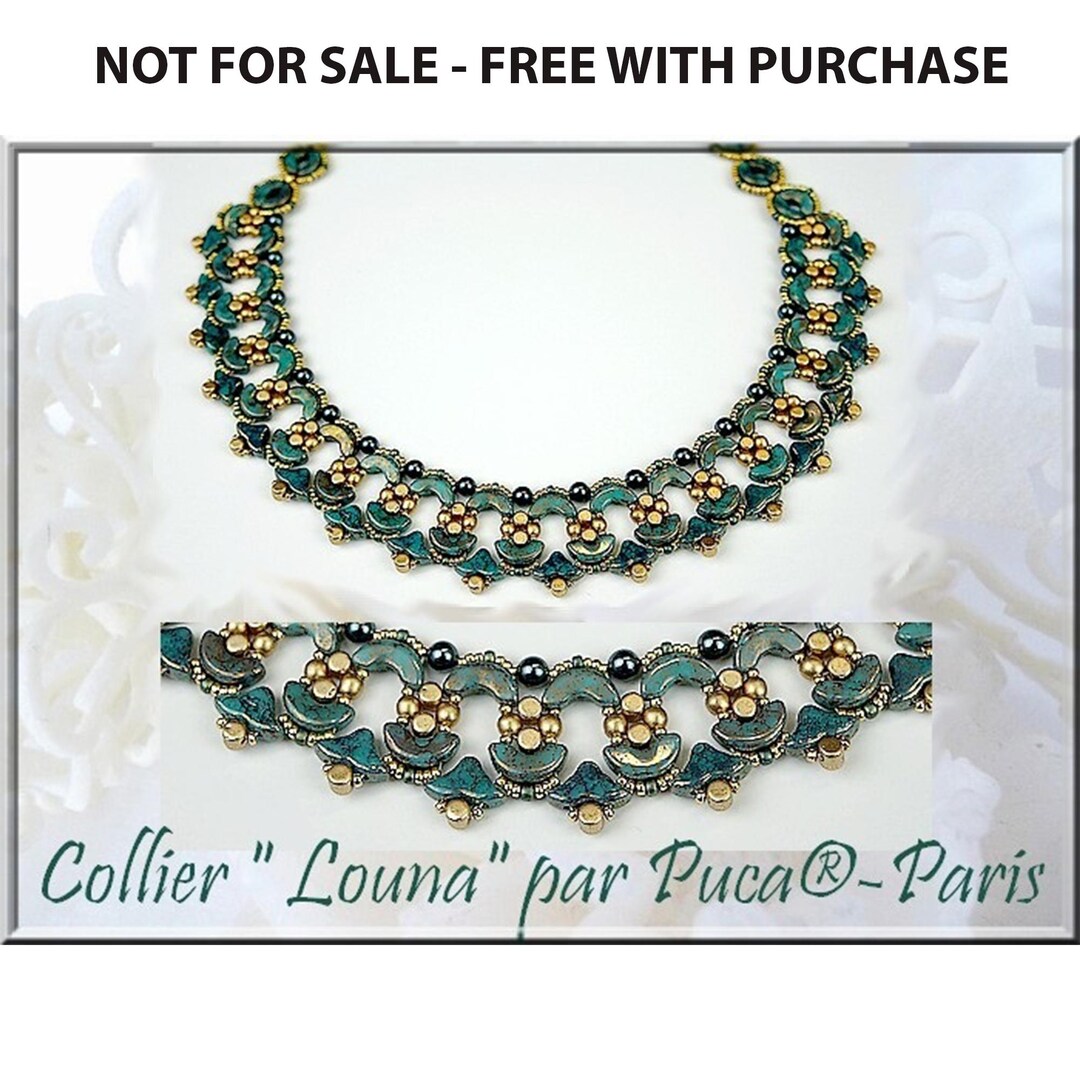 Louna Necklace Puca Design Tutorial (PDF Pattern) - Etsy