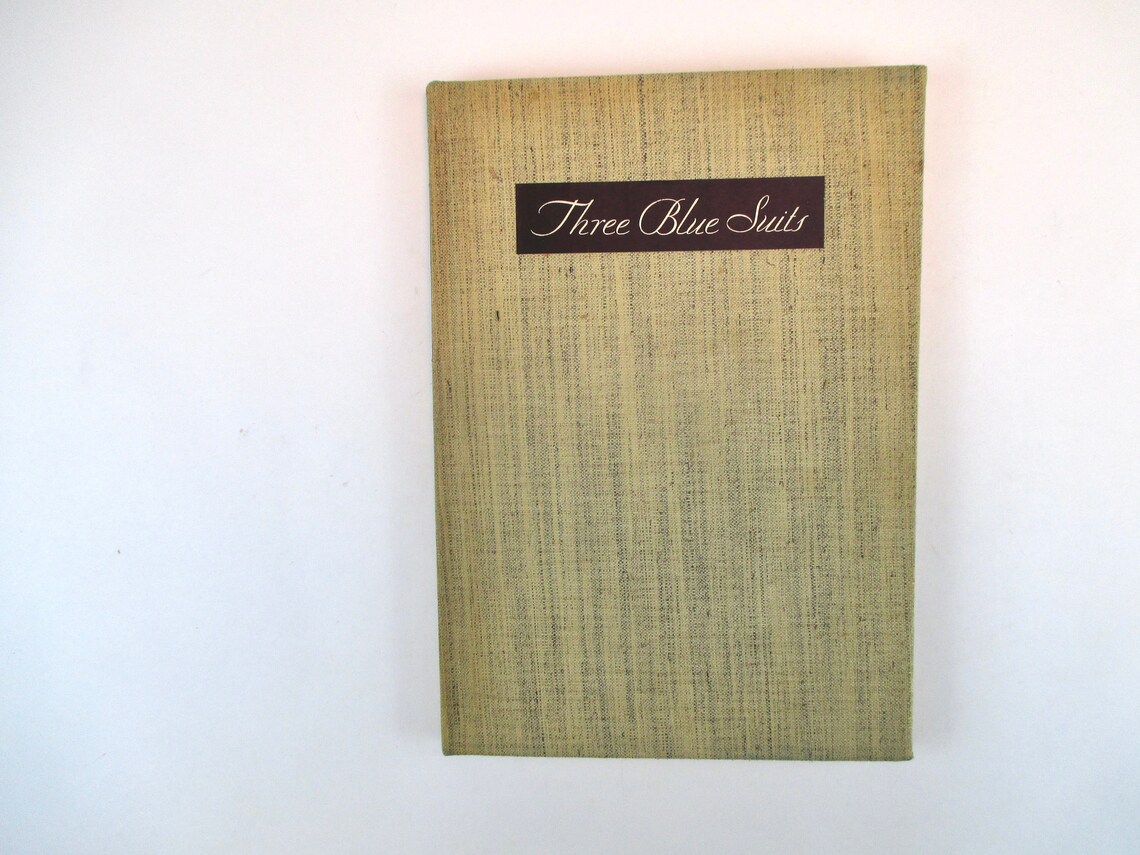 Three Blue Suits Stories by Aline Bernstein Signed Limited - Etsy
