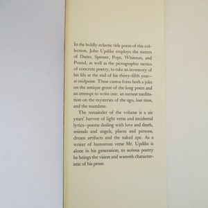 Midpoint and Other Poems by John Updike First Edition - Etsy