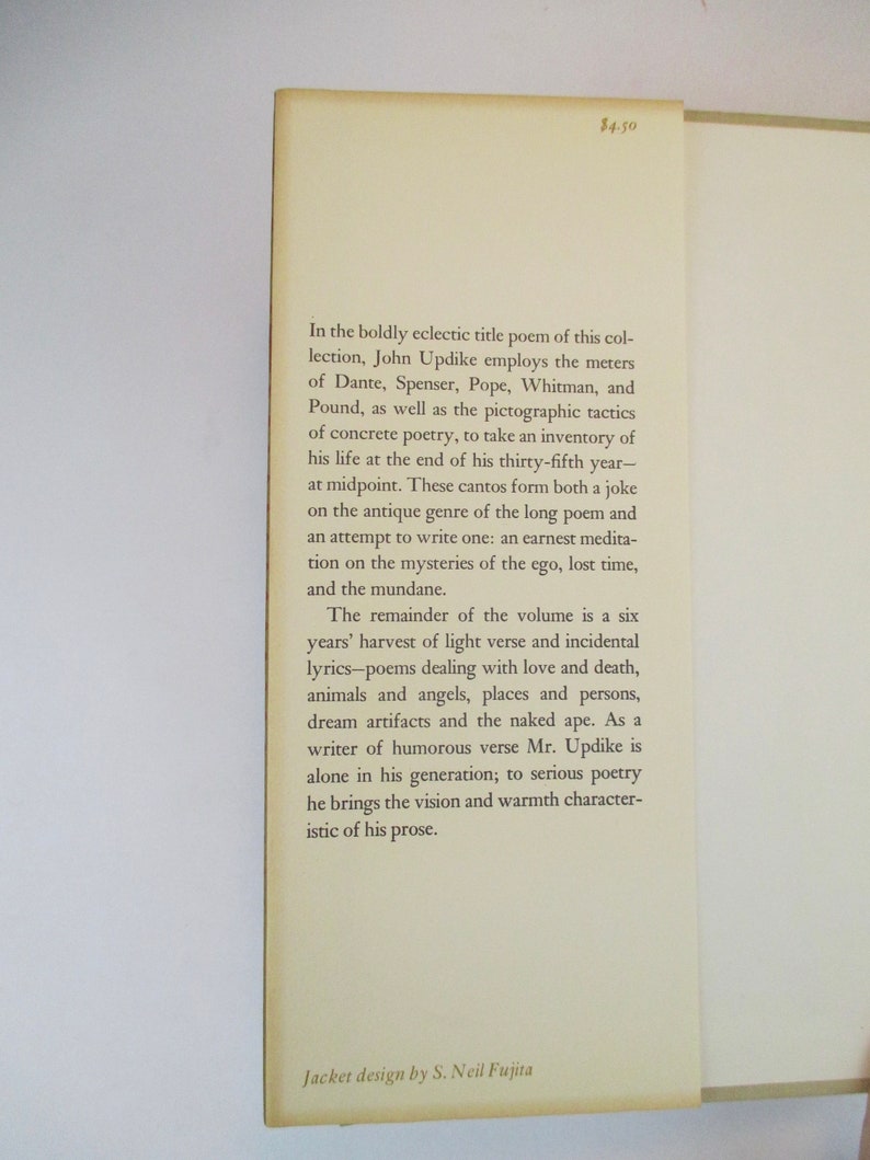 Midpoint and Other Poems by John Updike First Edition - Etsy