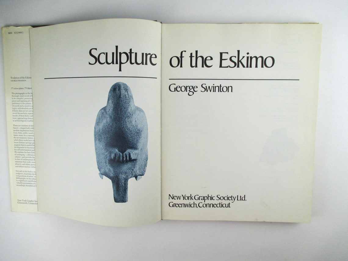 Sculpture of the Eskimo by George Swinton | Etsy