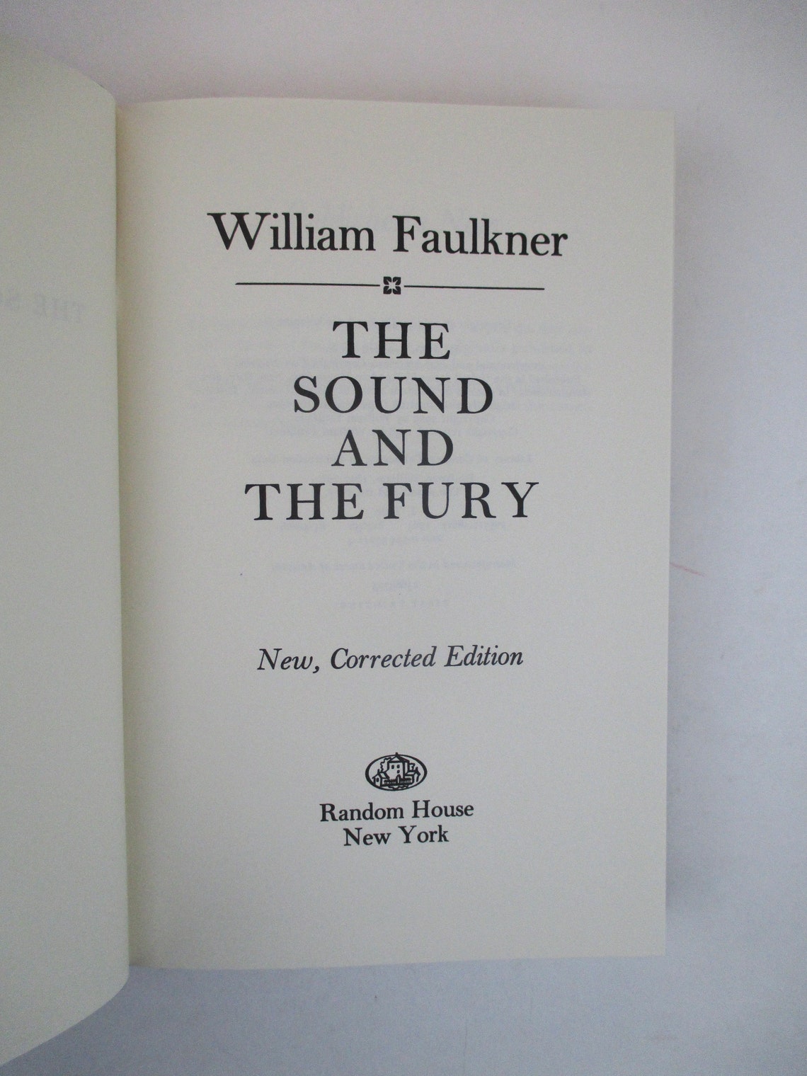 The Sound and the Fury by William Faulkner - Etsy