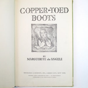 Copper-toed Boots by Marguerite De Angeli - SIGNED - Etsy