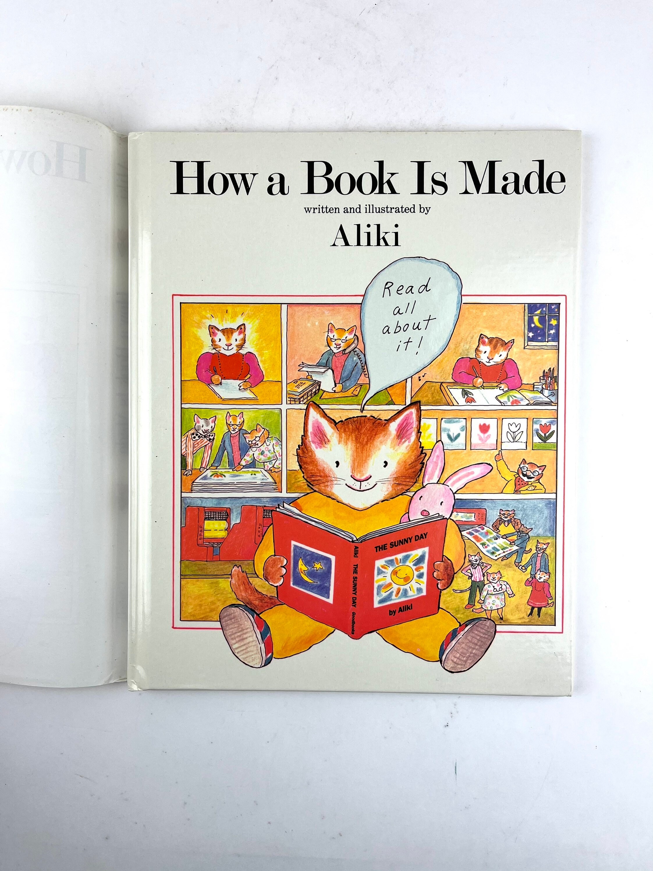 How A Book is Made Written and Illustrated by Aliki - Etsy