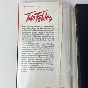 Two Fables by Roald Dahl - First Edition - Etsy