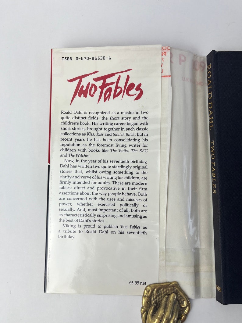 Two Fables by Roald Dahl - First Edition - Etsy