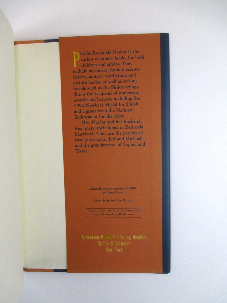 Saving Shiloh by Phyllis Reynolds Naylor Inscribed - Etsy