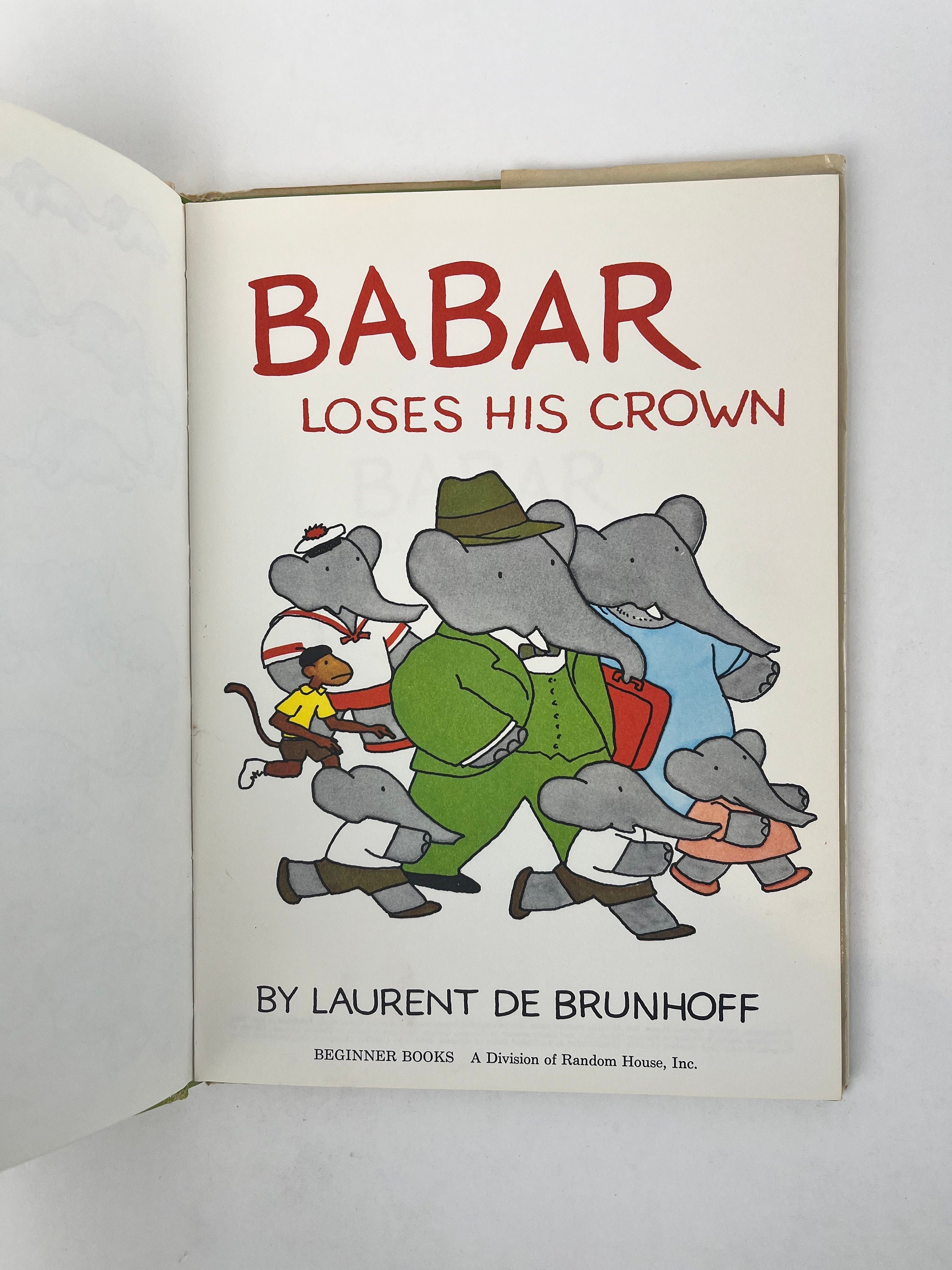 Babar Loses His Crown by Jean De Brunhoff - Etsy