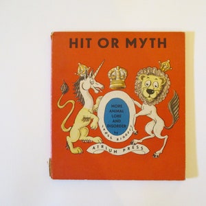 Hit or Myth by James Riddell - A Split Book - Etsy