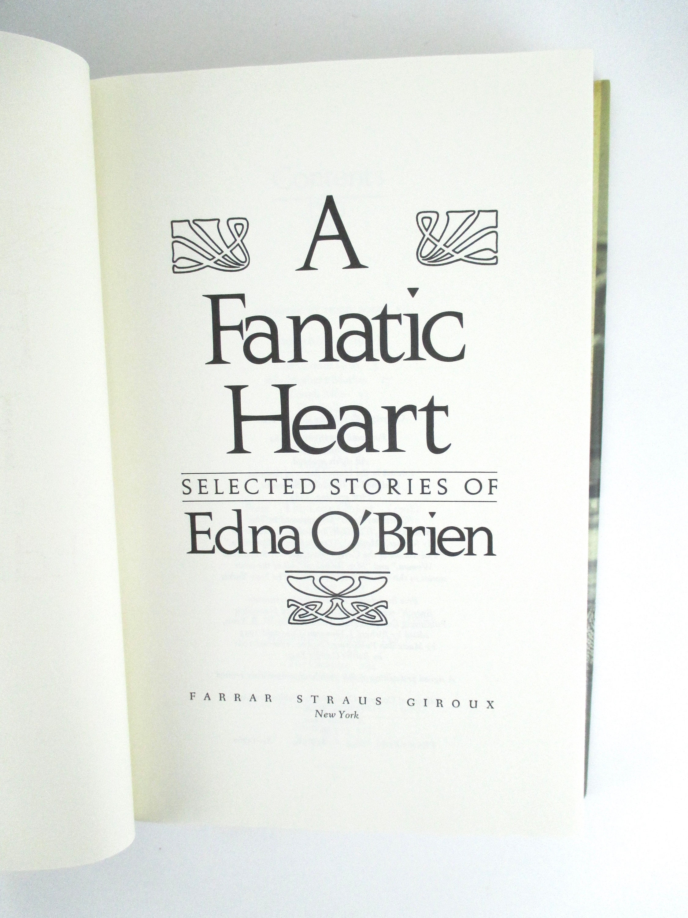 A Fanatic Heart selected Stories by Edna O'brien - Etsy