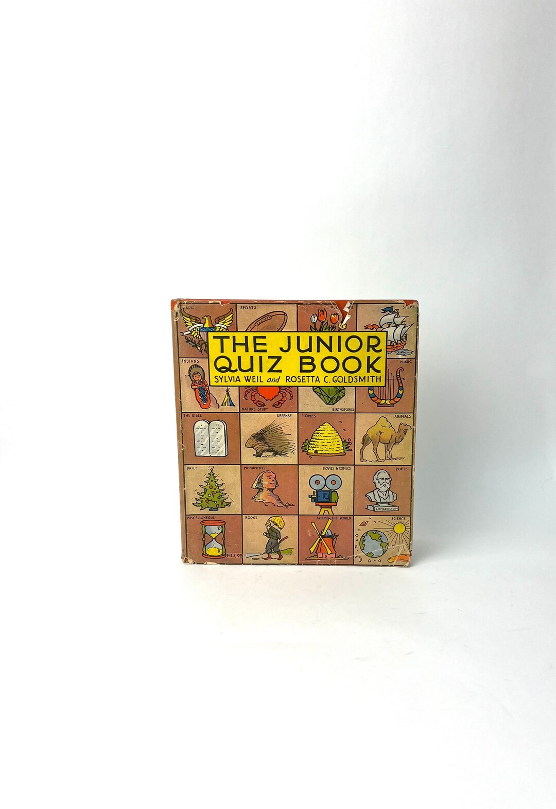 The Junior Quiz Book by Sylvia Weil and Rosetta C. Goldsmith - Etsy
