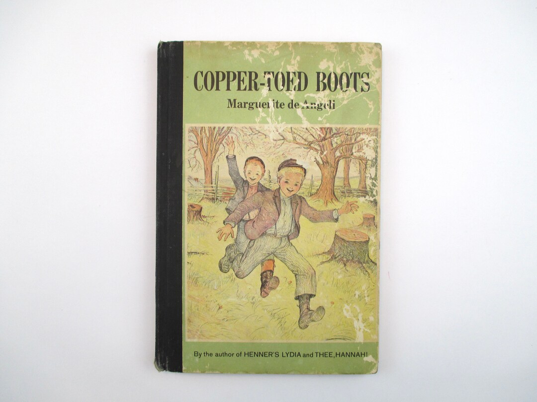 Copper-toed Boots by Marguerite De Angeli - SIGNED - Etsy